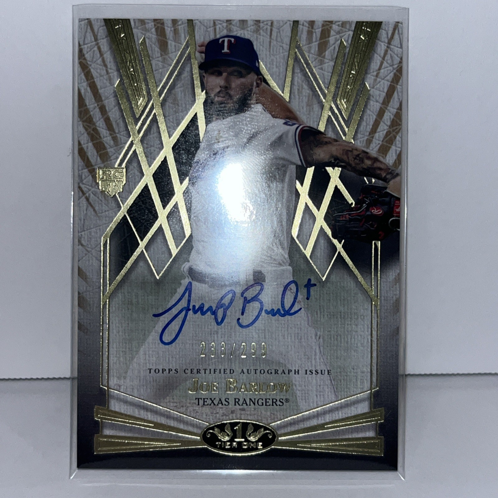 2022 Topps Tier One - Breakout Autographs Joe Barlow #BOA-JBA /299 (AU ...
