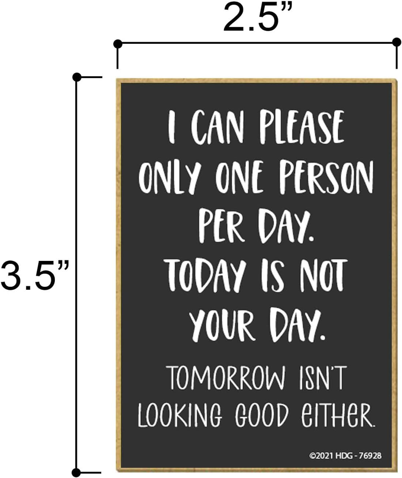 , I Can Only Please One Person per Day Today Is Not Your Day, 2.5 Inch ...