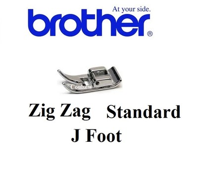 BROTHER GENUINE SEWING MACHINE FOOT STANDARD ZIG ZAG 5mm ( J ) X5 ...