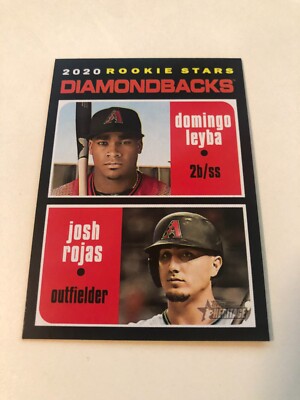 2020 Topps Heritage Rookie Stars #111 Diamondbacks Leyba RC Josh Rojas ...