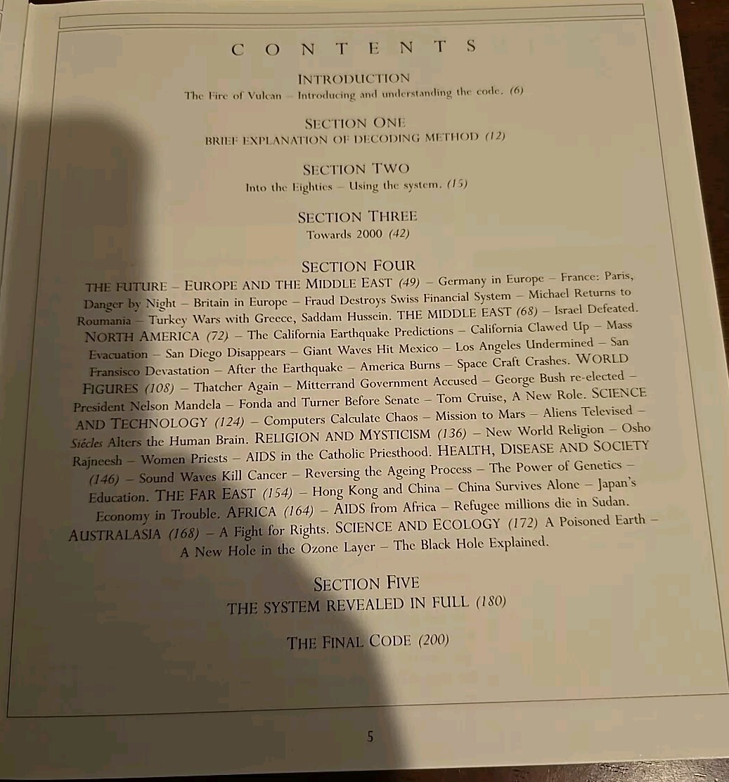 Nostradamus The End of the Millennium Prophecies 1992 to 2001 HB DJ ...