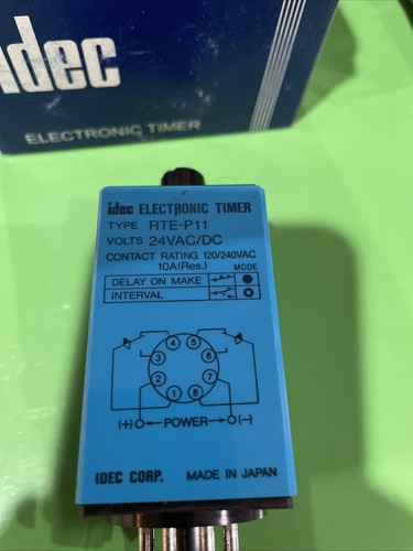 IDEC RTE-P11 Electronic Timers 24VAC/DC 0-1 Second Timer | eBay