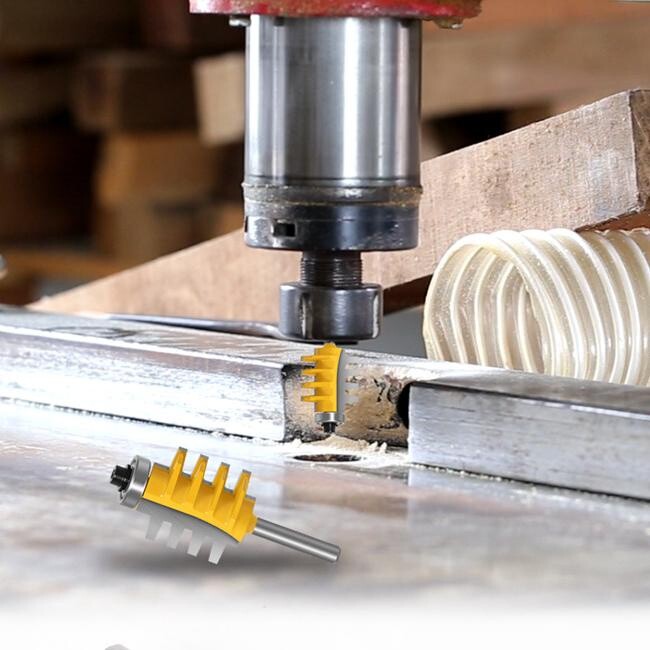 6/8mm Finger Glue Joint Router Bit Shank Woodworking Milling Cutter ...