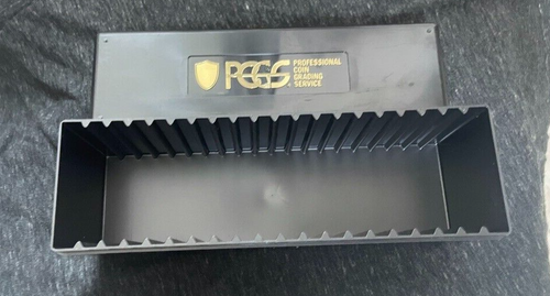 PCGS STORAGE BOX FOR 20 SLAB COIN HOLDERS - BLACK/GOLD | eBay