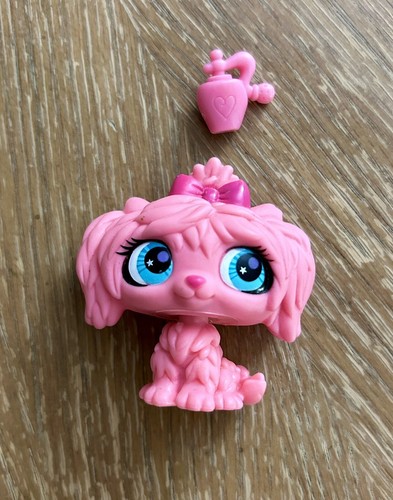 Littlest Pet Shop LPS Authentic #2776 Pink Maltese Dog Blind Bag Blue ...