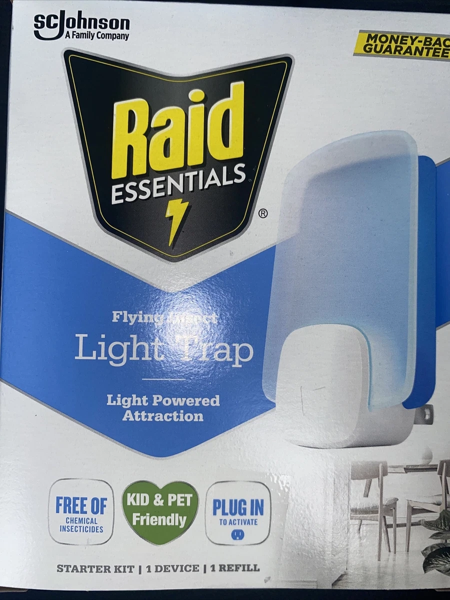 Raid Essentials Flying Insect Light Trap Starter Kit Reviews Sale ...