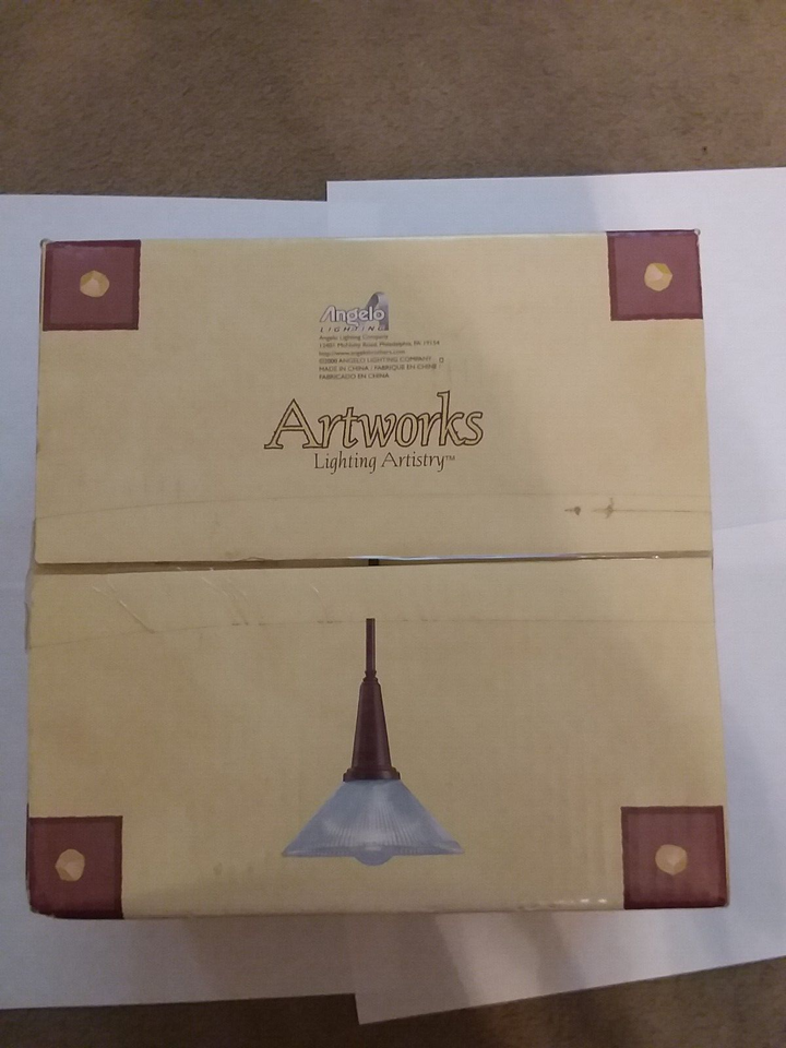 Artworks Angelo Lighting Mini Pendant Bronze Patina Finish #67641 Clear ...