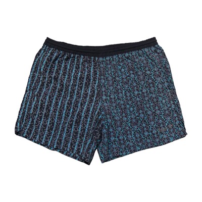 Vtg Speedo Swim Trunks Running Shorts Mesh Lined Abstract Pattern Size ...