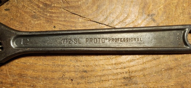 PROTO 712SL 12" Adjustable Wrench 300mm for sale online | eBay