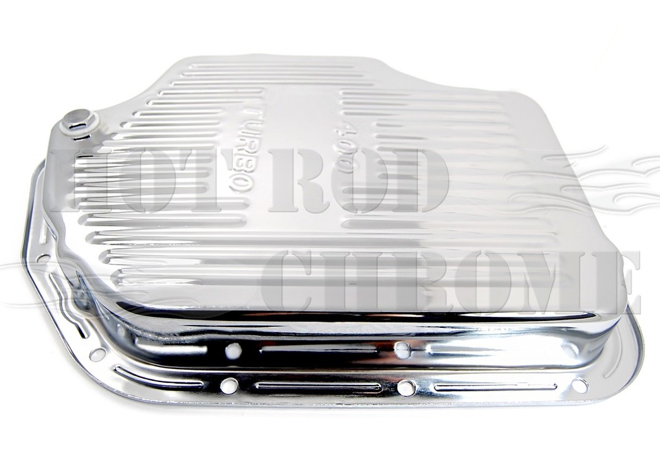 GM Chevy Turbo 400 Chrome Automatic Transmission Pan 2" stock Depth ...