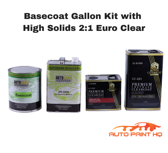 Midnight Dark Blue Pearl Basecoat High Solids Clearcoat Gallon Auto Paint Kit | eBay