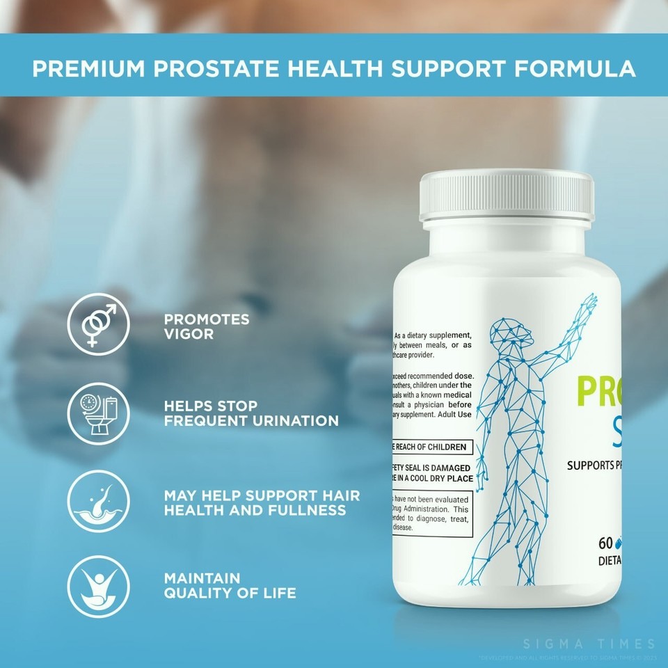 (2 Pack) ProstaSure Prostate Health Pills for Men, Supports Healthy ...