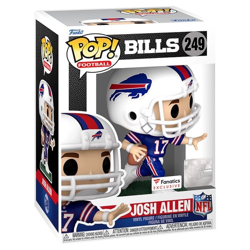 Josh Allen Funko POP! NFL: Fanatics Exclusive Figure #249 Buffalo Bills ...
