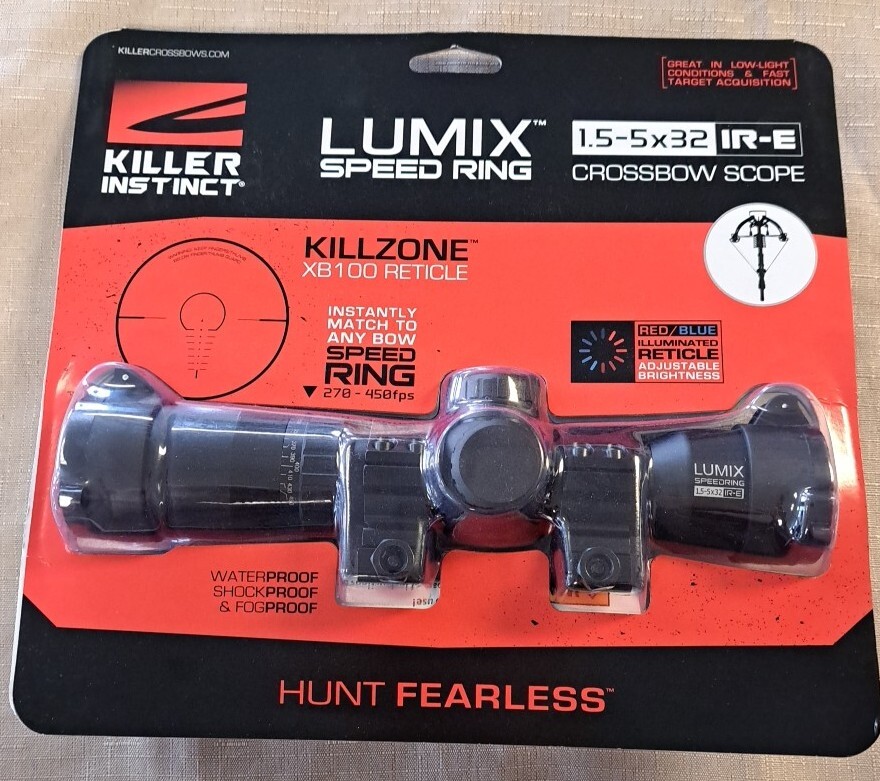Killer Instinct 1020 Lumix Speed Ring Crossbow Archery Scope for sale ...