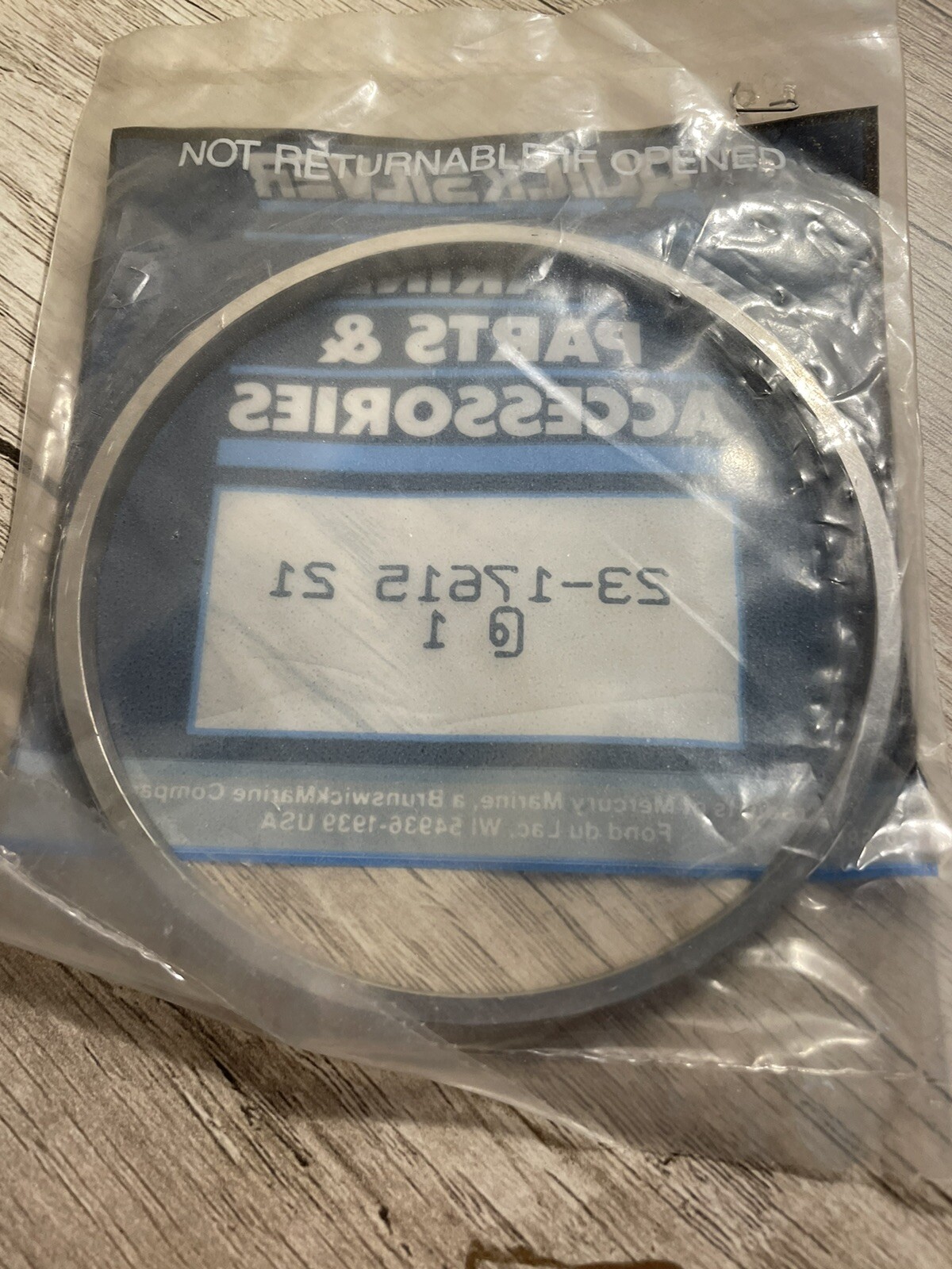 NEW OEM MERCURY MERCRUISER QUICKSILVER SPACER SHIM .220 23-17615 21 ...