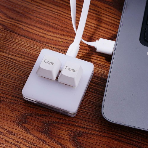 2-Key Mini Mechanical Gaming LED Keypad Programming Keyboard Kit OSU ...