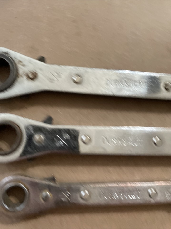 Durabuilt 3 pc ratching wrwnch set 1/2” to 7/8”. See Photos !! | eBay