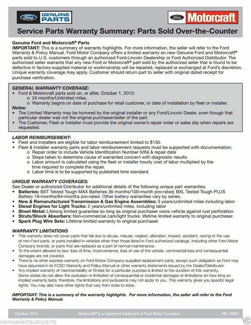 Genuine Ford Compartment Assembly - Stowage Vml3z-9906202-a for sale ...