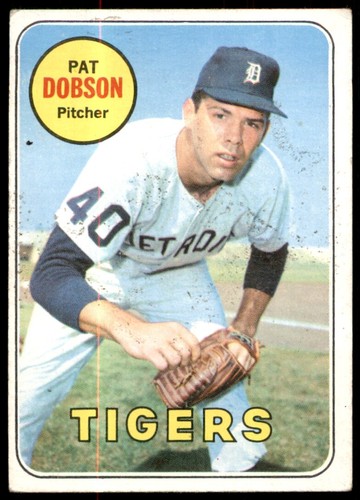 1969 TOPPS PAT DOBSON 231 VG BASEBALL DETROIT TIGERS | eBay
