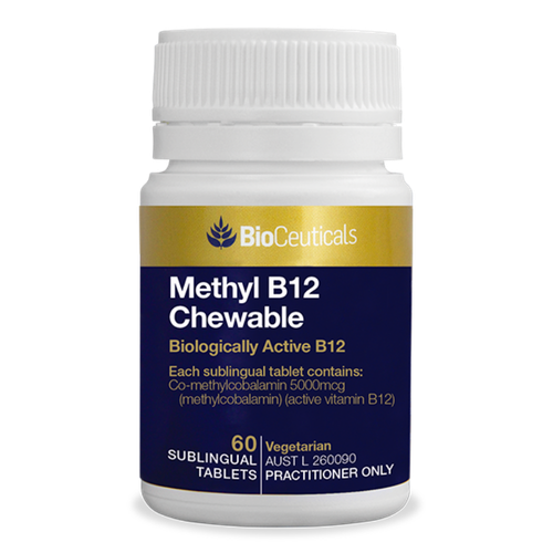 BioCeuticals Methyl B12 Chewable 60 Sublingual Tablets Active B12 ...