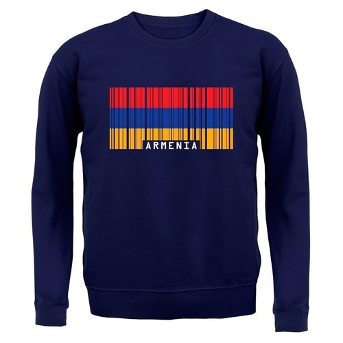 Armenia Barcode Flag - Kids Sweatshirt/Jumper - Armenian Country ...