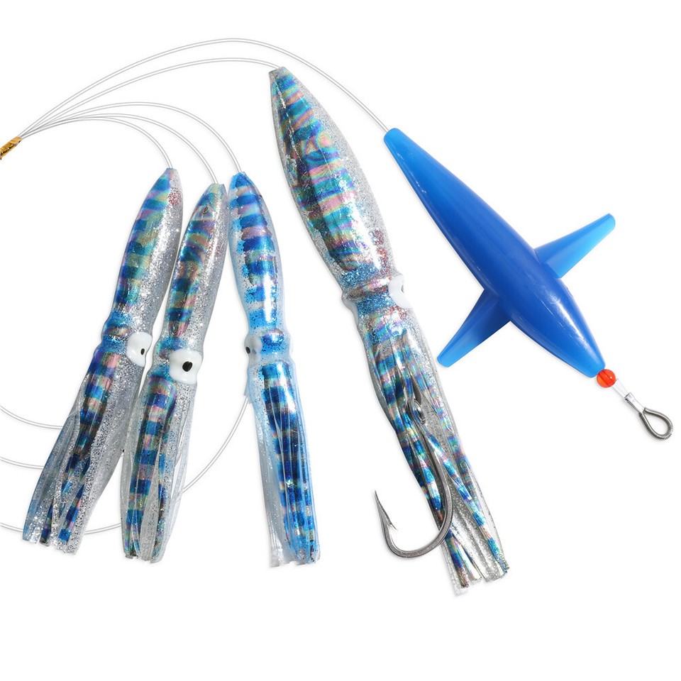 OCEAN CAT Saltwater Squid Trolling Lure for Marlin Tuna Mahi Mahi ...