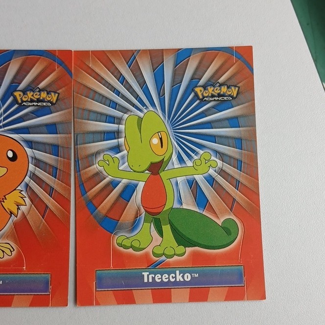 Pokémon Advanced Topps Trading Card Lot Mudkip Torchic Treecko 2003 ...