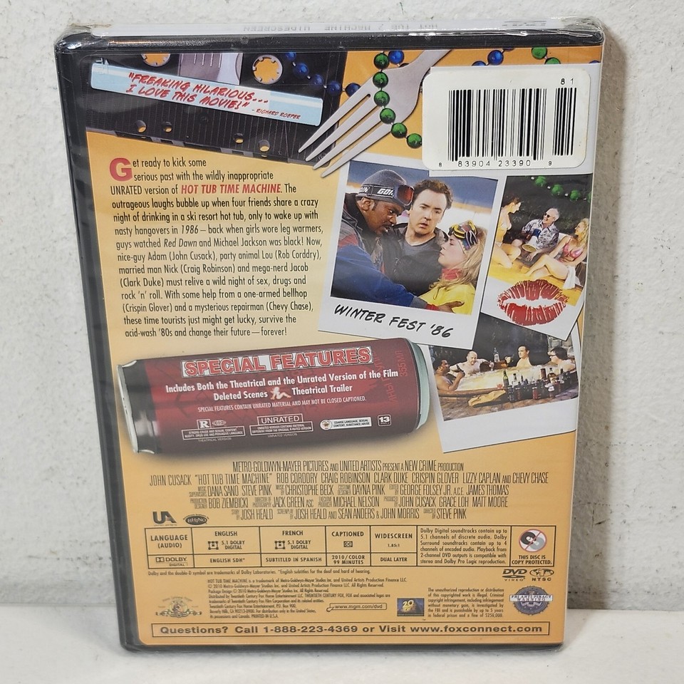 Hot Tub Time Machine DVD Movie Sealed NEW | eBay