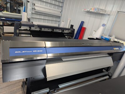 Roland Soljet Pro4 XR-640 Wide Format 64" Printer / Cutter NEW HEADS in ...