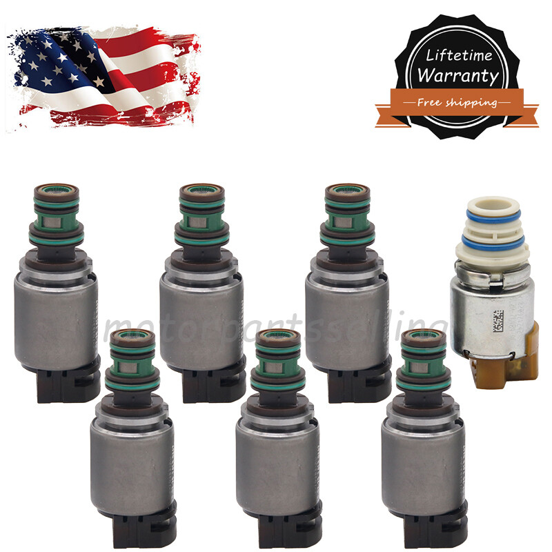 7PCS For 6R80 Solenoid Transmission Solenoids Fit for FORD F150 Valve ...