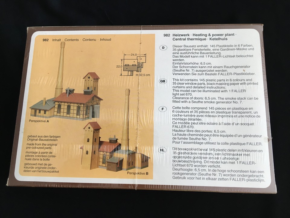 FALLER Heating and Power Plant HO 982 | eBay