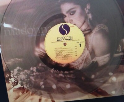Madonna - Like a Virgin Limited Edition Clear Vinyl NEU NEW UK ...