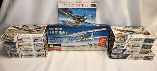 Lot of 10 Vintage Airfix-72 Model Plane aircrafts airplane kits old ...