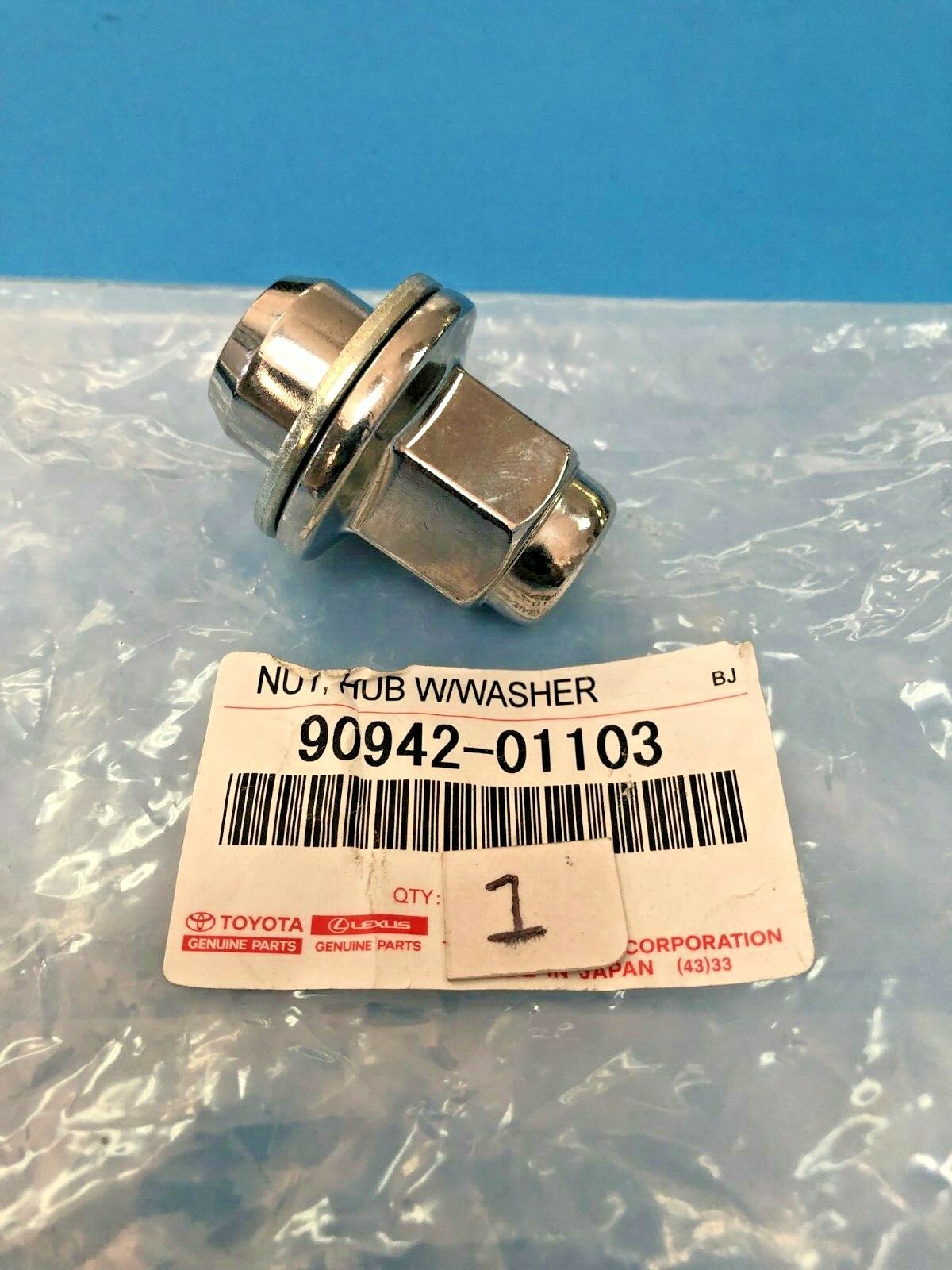 GENUINE TOYOTA LEXUS 9094201103 MANY MODELS NUT, FRONT HUB W/WASHER ...