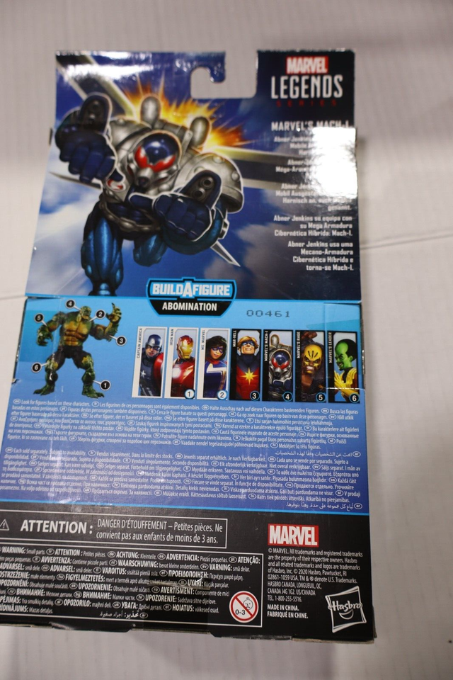 Marvel Legends Gamerverse Avengers 6" Mach-I (Abomination BAF ...