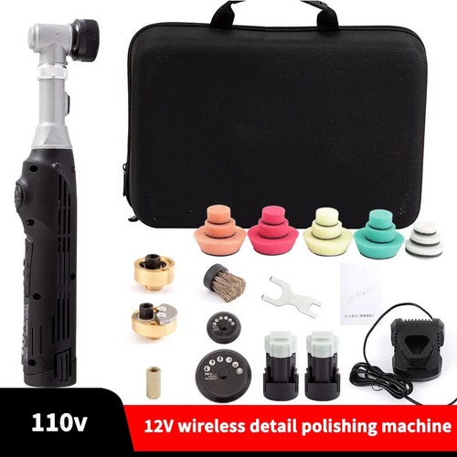 Cordless Mini Car Body Detailling Polishing Machine Handheld Adjustable ...
