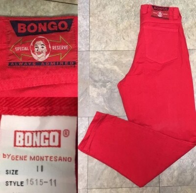 Vintage Bongo Jeans Special Reserve High Waist Tapered Leg 11 30" Waist ...