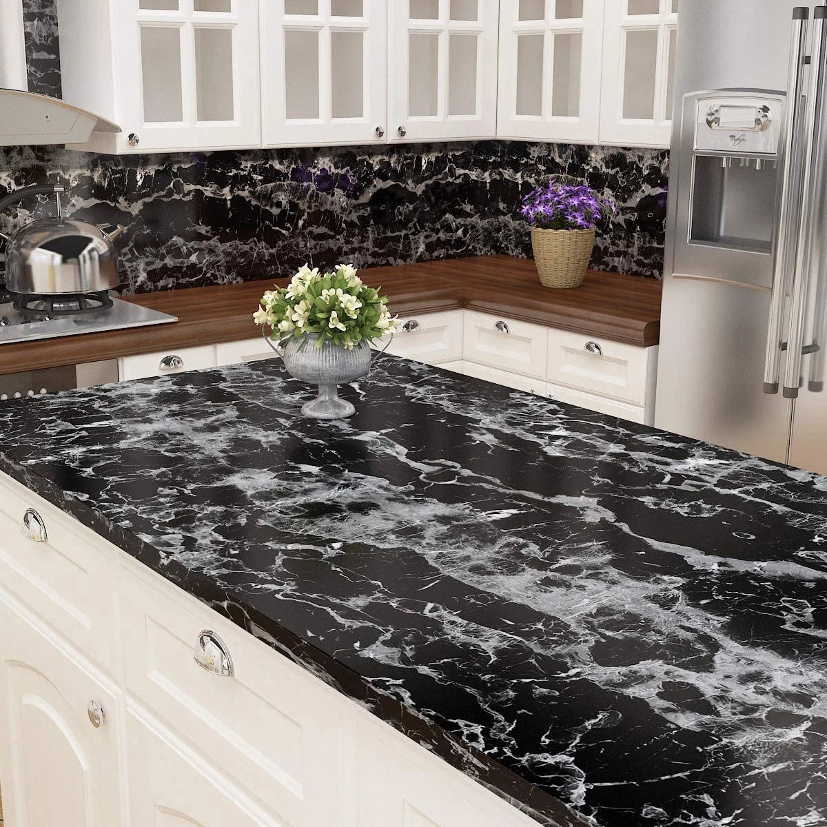 Black Silver Granite