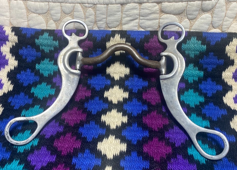 HORSE BIT - Reinsman 687 - sweet iron mouth and movable Aluminum Shanks ...