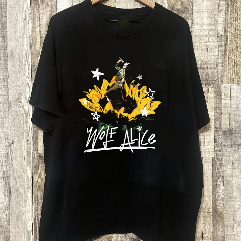 HOT Wolf Alice Black Cotton Unisex S-5XL Gift Fans Shirt HRN649 | eBay