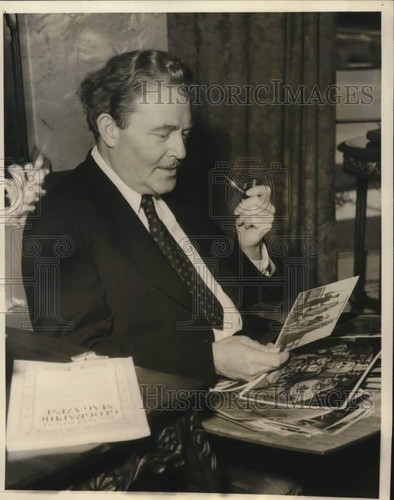 1935 Press Photo Veteran actor William Farnum in Hollywood Studios ...