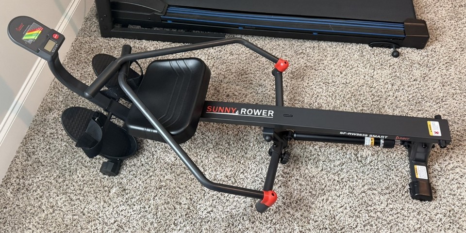 Sunny Health & Fitness SF-RW5639 Full Motion Rowing Machine Rower | eBay