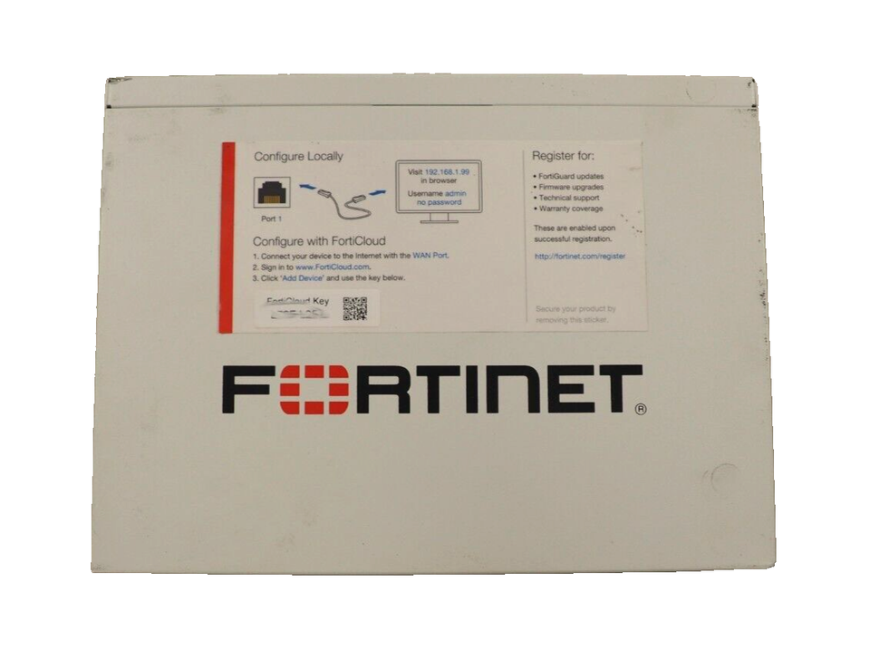 Fortinet FortiGate 60E FG-60E Network Security Appliance P18816-03-07 ...