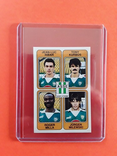 Panini FOOTBALL 86 ROGER MILLA SAINT ÉTIENNE #386 | eBay