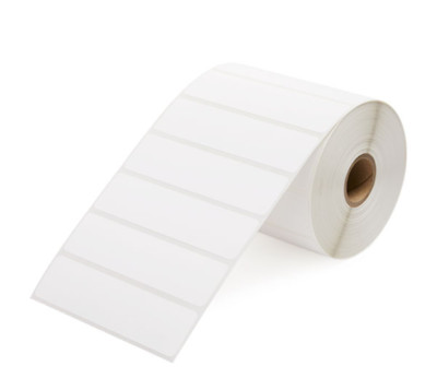 Zebra Eltron 4x1 in (4"x1") Direct Thermal White Adhesive Labels 1 ...