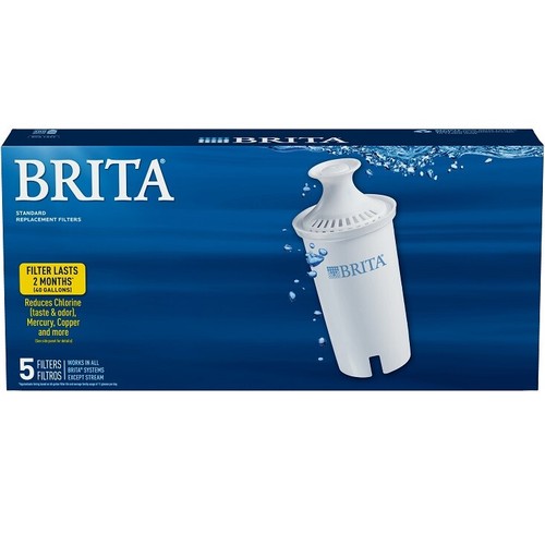 5 Brita Pitcher Replacement Water Filters Model OB03 (5 Filters/Pk ...