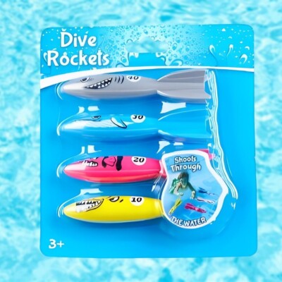 Dive Shark Pool Toys /Water/Kids/Adults/Summer/Fun/Joy/Family/Game ...