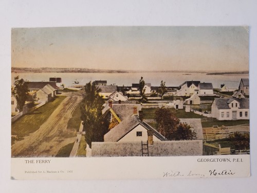 Vintage Georgetown Ferry Dock Prince Edward Island Canada Postcard ...