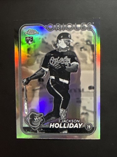 2024 TOPPS CHROME UPDATE - JACKSON HOLLIDAY - NEGATIVE REFRACTOR ...