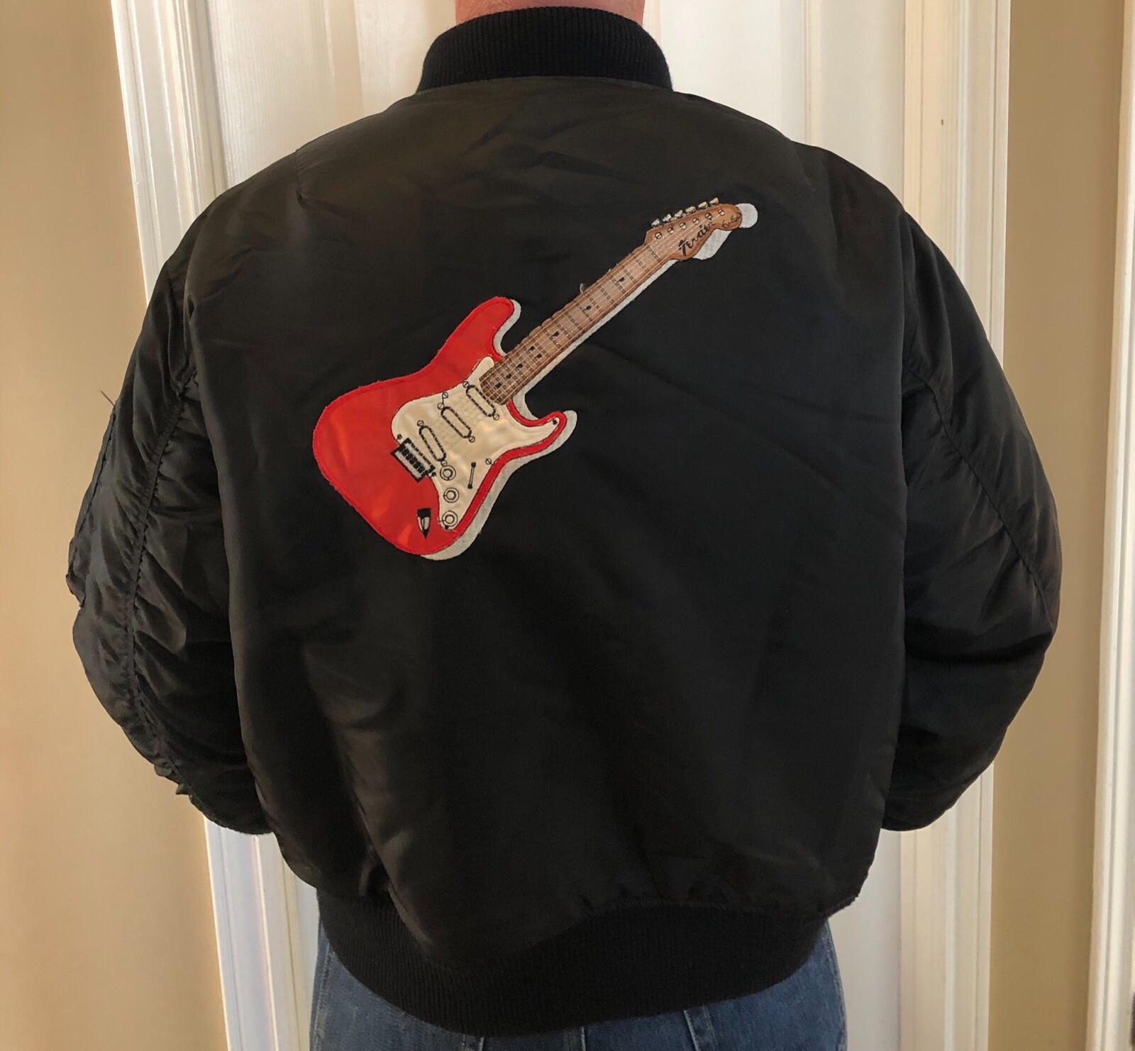 RARE VINATGE ERIC CLAPTON 1990 JOURNEYMAN TOUR JACKET FENDER ...